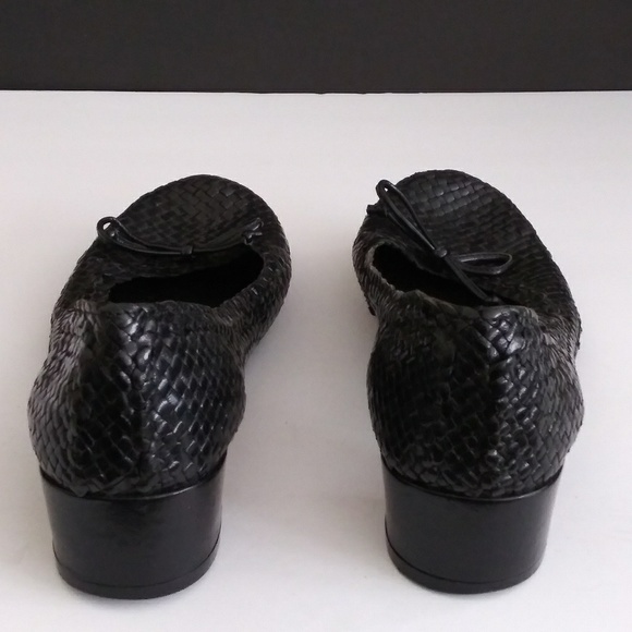 Paco Valiente | Shoes | Paco Valiente Rare Leather Woven Shoes With Bow ...